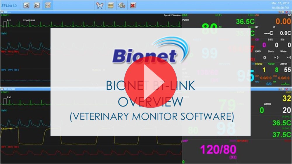 BT-Link Next - Veterinary Monitor Software - Bionet America