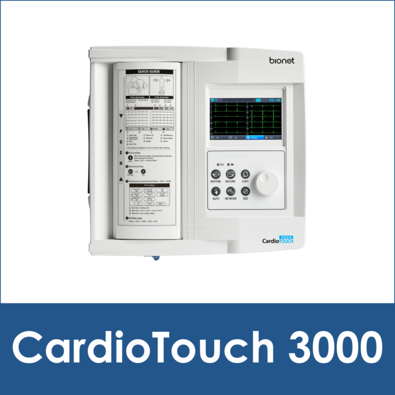 CardioTouch 3000 - Premium Quality Electrocardiogram (ECG / EKG ...